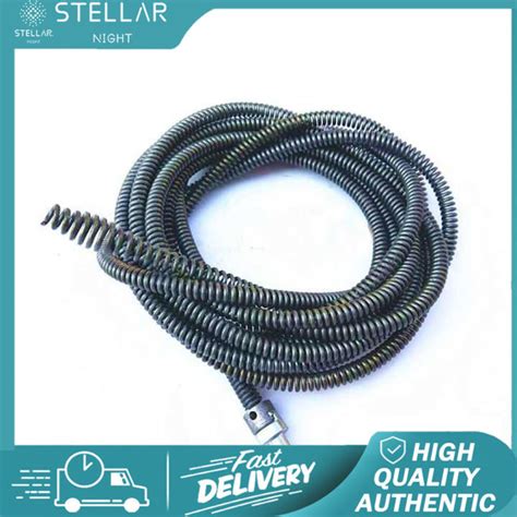 Sewer Pipe Dredger Cleaning Drain Unclogging Electric Drill Spring
