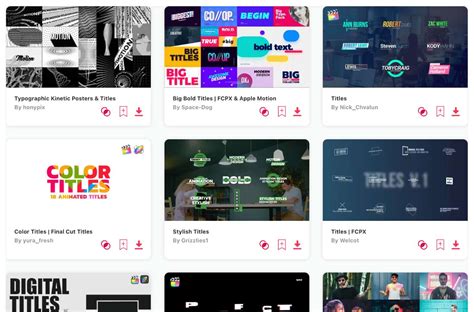 Best Final Cut Pro Title Templates Fcpx Titles