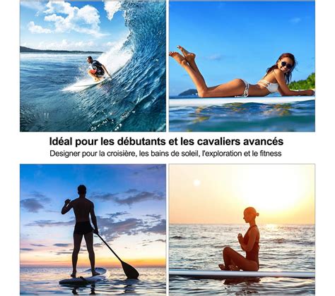 Paddle Board Gonflable Stand Up Paddle Gonflable Planche De Paddle Bleu