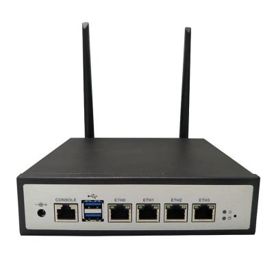 Small Desktop Network Firewall Hardware Device With 4GbE Optional Wifi Module For Linux Windows