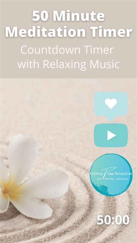 50 Minute Meditation Timer Countdown Timer With Relaxing Music