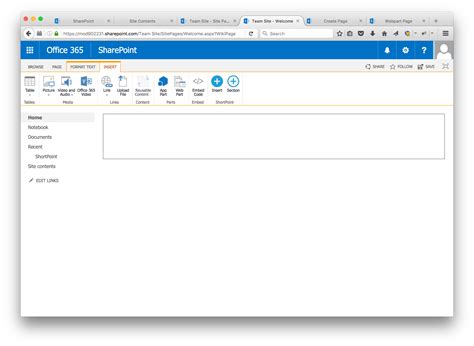 add your first shortpoint design element to classic page shortpoint