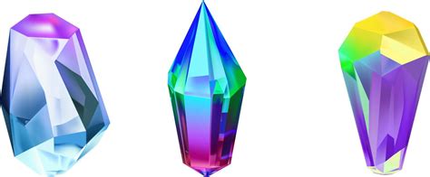 A Collection Of Images Of Diamonds Of Various Geometric Shapes Colors