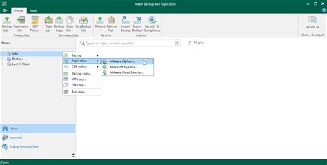 Creating Replication Job Quick Start Guide For VMware VSphere