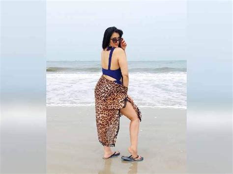 Bigg Boss Marathi Fame Actress Sai Lokurs Bikini Photoshoot On Goa
