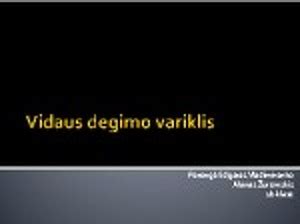 Vidaus Degimo Variklis Skaidr S Mokslobaze Lt