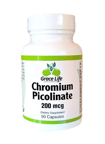 Grace Life Supplements™ Chromium Picolinate Yurish Ihp