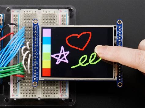 Adafruit 2 8 Tft Lcd Touchscreen Arduino Display