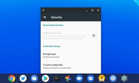 don t expect to sideload android apps on a chromebook until chrome os