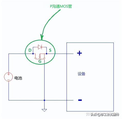为什么使用MOS管作为电池反向保护图文结合一告诉你答案 知乎