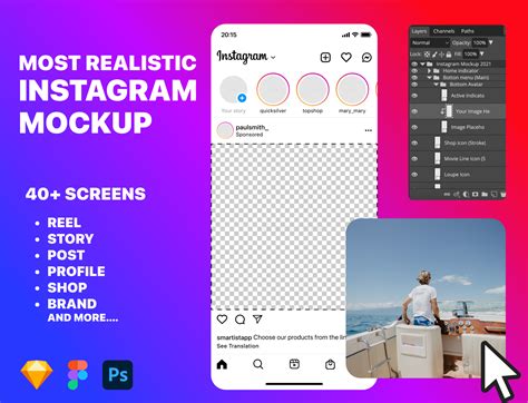 Instagram Mockup By Alex Ign On Dribbble