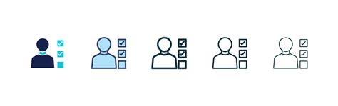 Multitask Icon Set Black Filled And Outlined Style 48653415 Vector Art