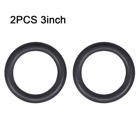 2 Pcs Speaker Foam Surround Edge Rings Repair Kit 3inches Diy Speaker Surround Repair Rubber