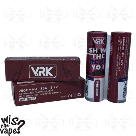 Jual Battery VRK 18650 2500mah 20A Jakmall