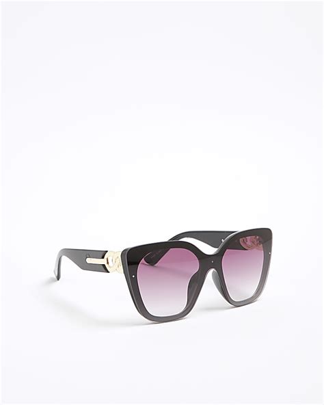 Black Cat Eye Sunglasses River Island