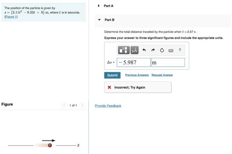 Solved Part A A Particle Is Moving With A Velocity Of Vo