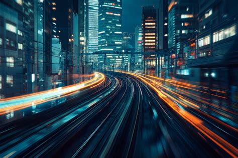 Captivating Visuals Of High Speed Trains Showcasing The Fusion Of