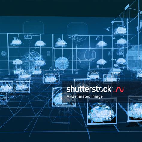 Futuristic Application Infrastructure Cloud Digital Art Ai Generated