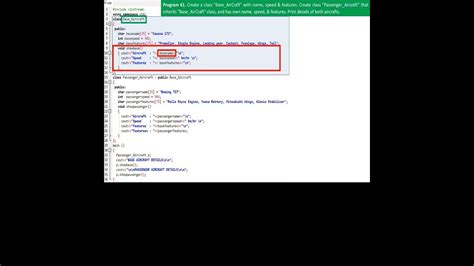 Simple Inheritance Program In C Part 1 Ajitsaigal Technocrat Youtube