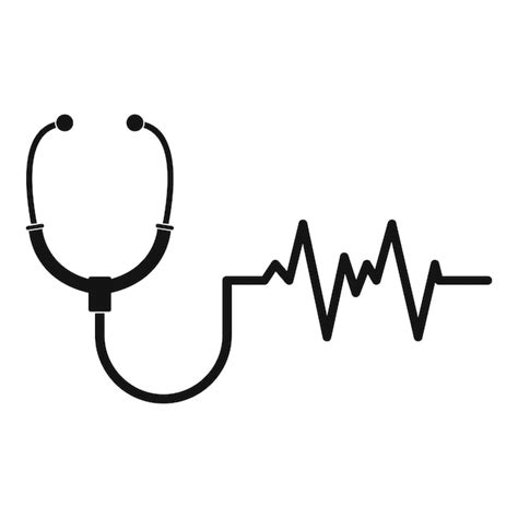 Premium Vector Stethoscope Icon Simple Illustration Of Stethoscope