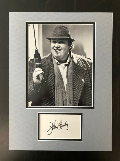 John Candy Signed Autograph Matted Display Uncle Buck Home Alone