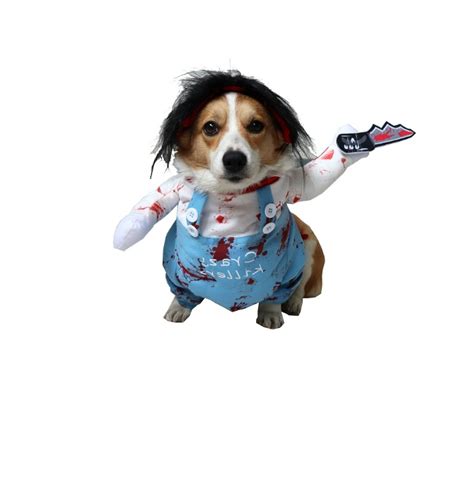 처키 옷 할로윈 코스튬 새끼 고양이 코스프레 강아지 인형 티몬