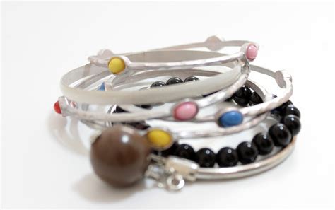 Boho Gypsy Bangle Bracelets Gypsy Bracelets Stacked Bangles Etsy