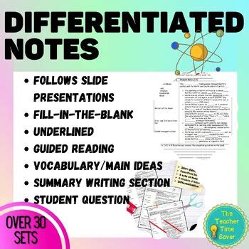 Light Sound Waves Unit Bundle Printable Google Slides Notes Lessons Test
