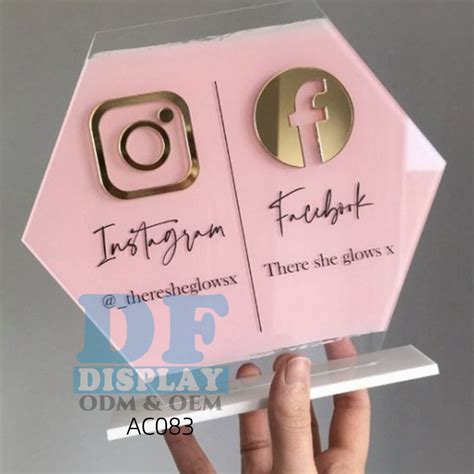 Customize Tabletop Wooden Qr Code Sign Stand Payment Holder Qr Code