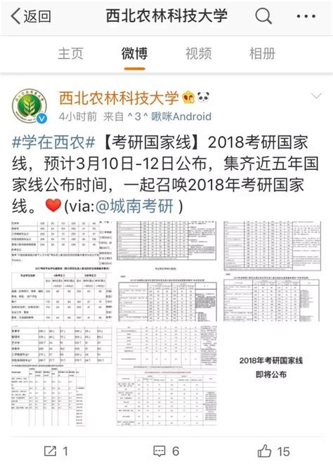 又一大學官方微博發出考研國家線公布時間，等待是最熬人的！ 每日頭條