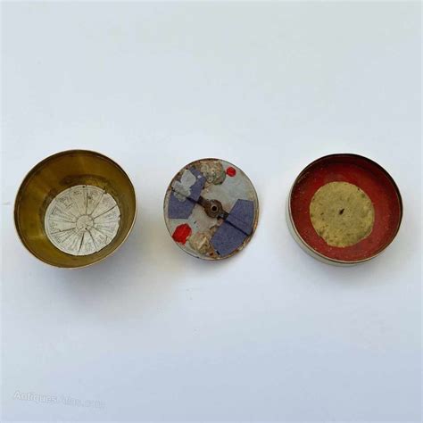 Antiques Atlas Early Victorian Magnetic Compass Sundial As542a848