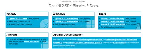openni 下载指南 csdn博客