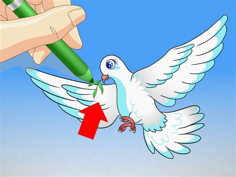 How To Draw A Dove 15 Steps With Pictures WikiHow