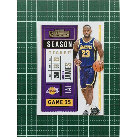 ★panini 2020 21 Nba Contenders 81 Lebron James Los Angeles Lakers ベース
