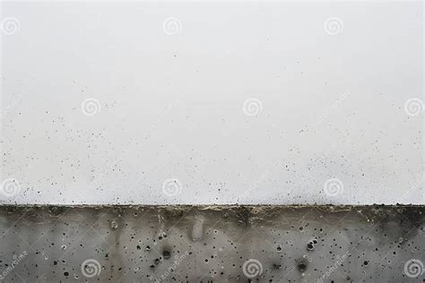 Minimalist Concrete Wall With Dust And Fog Stock Illustration