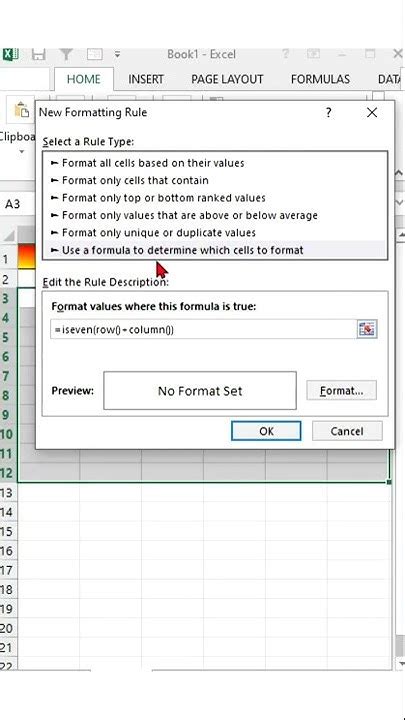 Create Chessboard In Excel Shorts Excel Exceltips Exceltricks Exceltutorial Excelshorts
