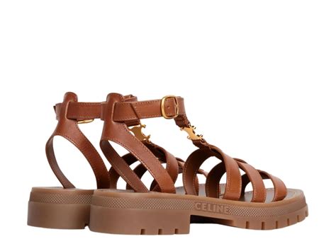 SASOM รองเทา Celine Clea Triomphe Gladiator Chunky Sandal In