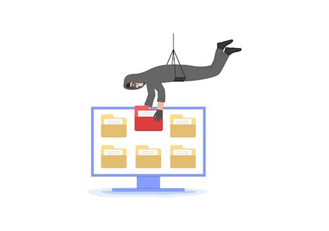 Premium Vector Computer Virus Cyber Crime And Hacker Attack Concept