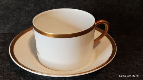 Porcelana Fraureuth DUO kawa Kaiser Wilhelm Kolekcjonerska Jelenia Góra
