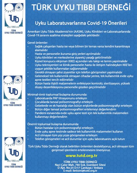 COVID 19 Bilgi Türk Nöroloji Derneği