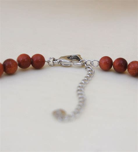 Колие от кафяв авантюрин Монетки Полускъпоценни минерали Кристина