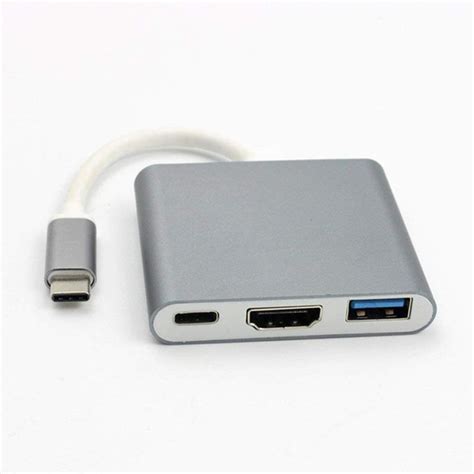 Переходник Type C на Usb Hub для Macbook Разветвитель Hdmi адаптер Концентратор Usb для