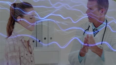 Doctor Consults Patient With Overlay Of Digital Health Data