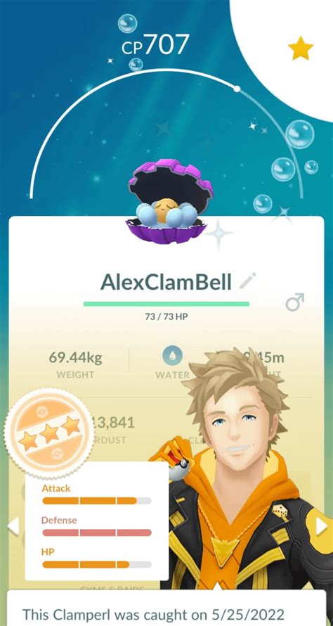 [go] 2 Months Ago I Hatched A Shiny Clamperl Today I Caught Another