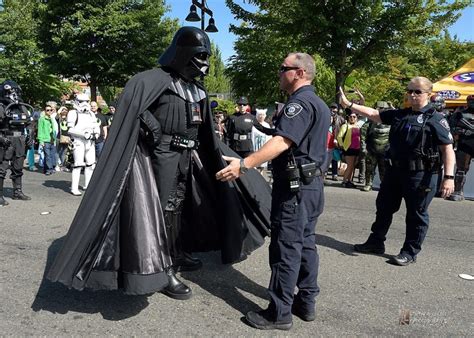 See Renton Police Dance Off With Darth Vader Storm Troopers Renton