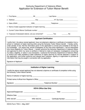 Fillable Online Legacy Bluegrass Kctcs Application For Extension Of