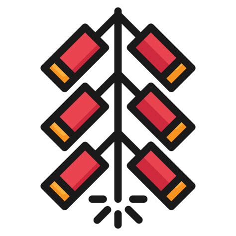 Firecracker Generic Outline Color Icon