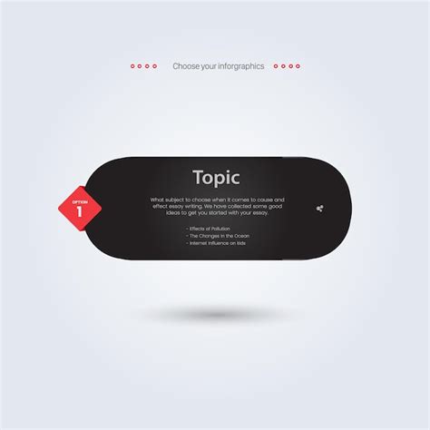 Premium Vector Dark Vector Button Of Infographic Design And Modern