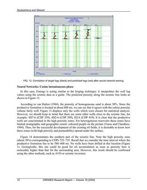 porosity prediction from seismic using geostatistic pdf