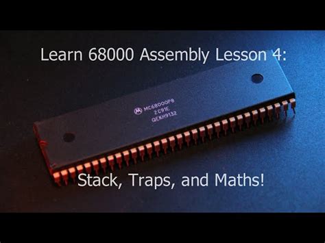 Free Video Learn 68000 Assembly Stack Traps And Math Operations